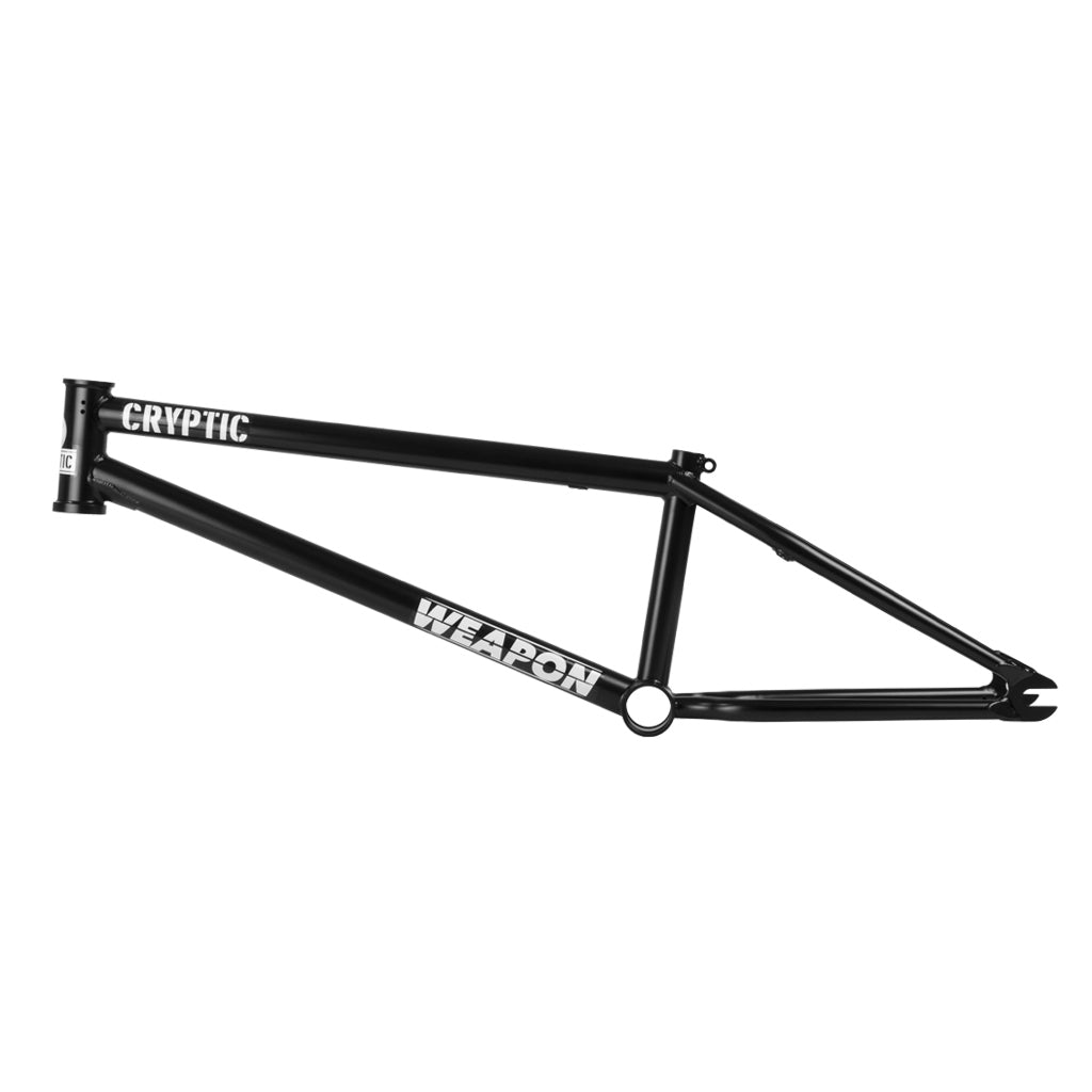 Cryptic Weapon Frame - ED Black | BMX – Cryptic BMX