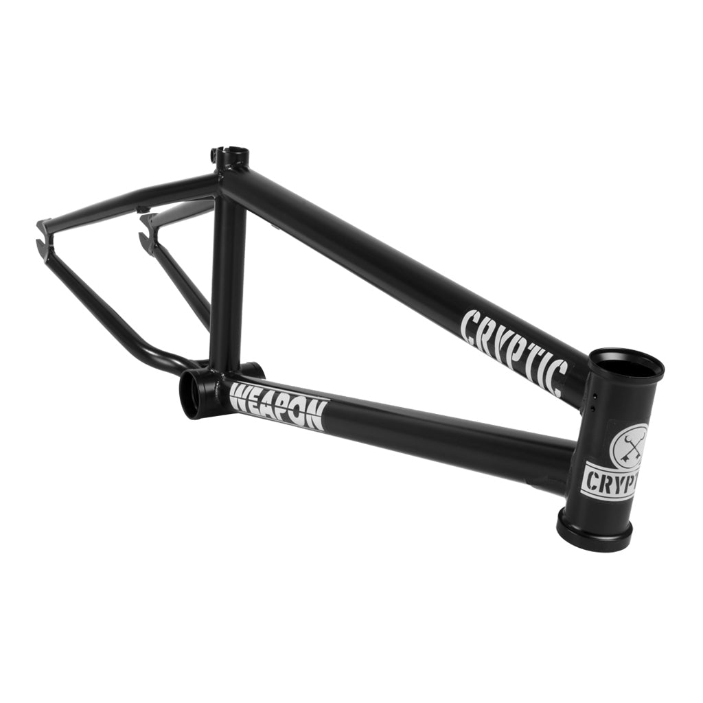 Cryptic Weapon Frame - ED Black | BMX – Cryptic BMX